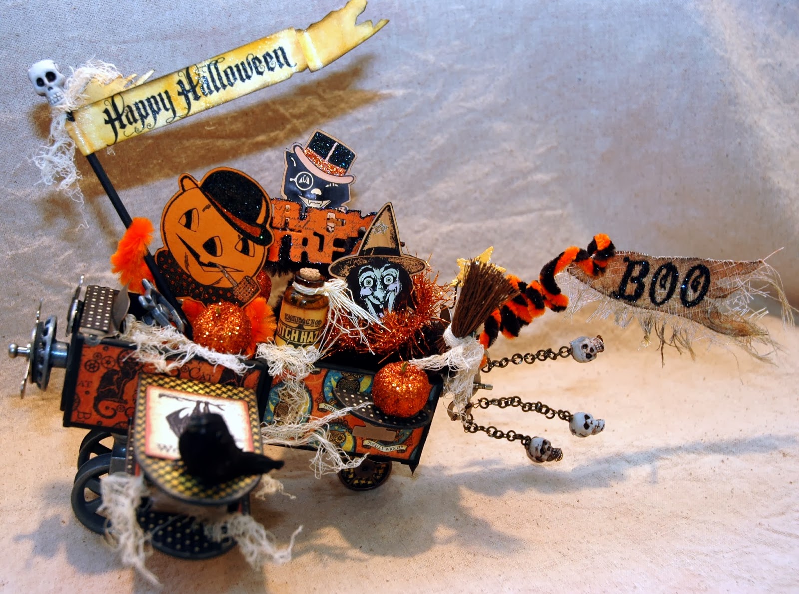 CREATIVITY IS CONTAGIOUS: HITCHIN' A RIDE ~ VINTAGE HALLOWEEN AIRPLANE ...