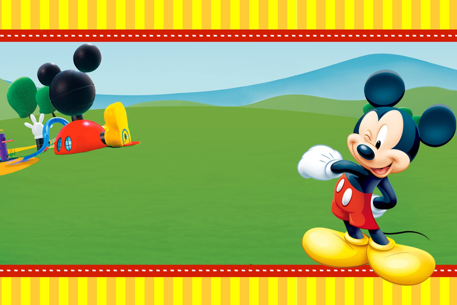 A casa do Mickey Mouse | Montando minha festa