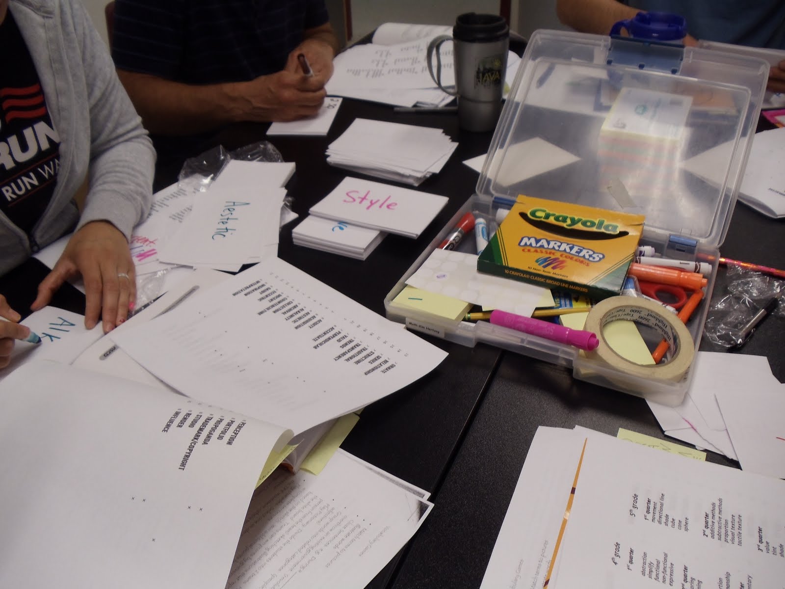 Hands, Head 'n Heart in the Artroom: Day 1 of Vocab in the Art Classroom