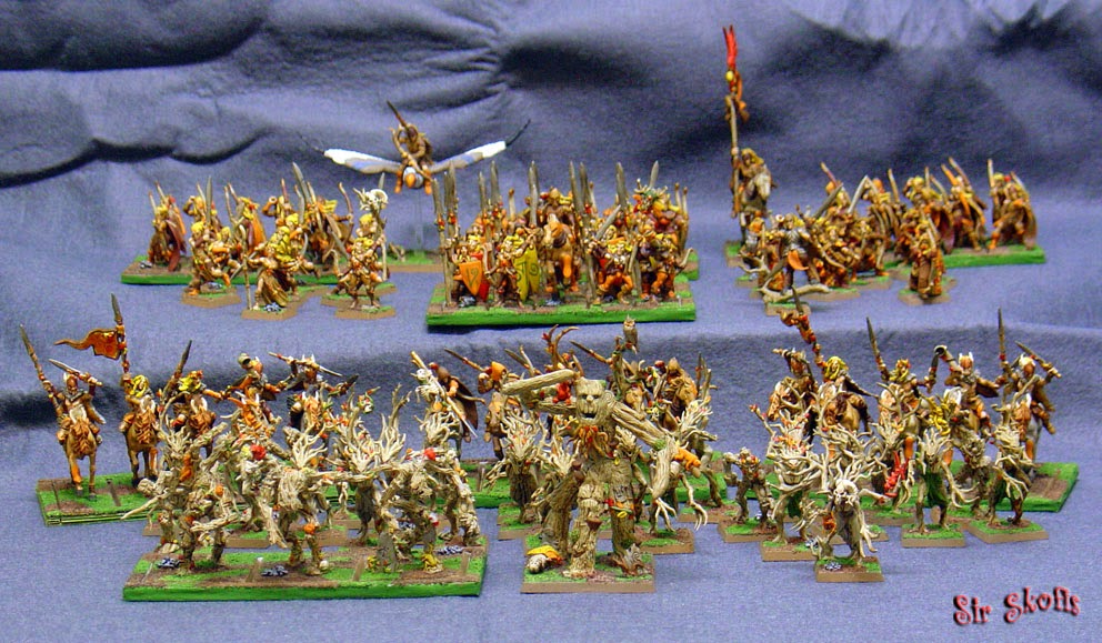 Sir Skofis's Workshop: My Brother's WFB Wood Elf Army