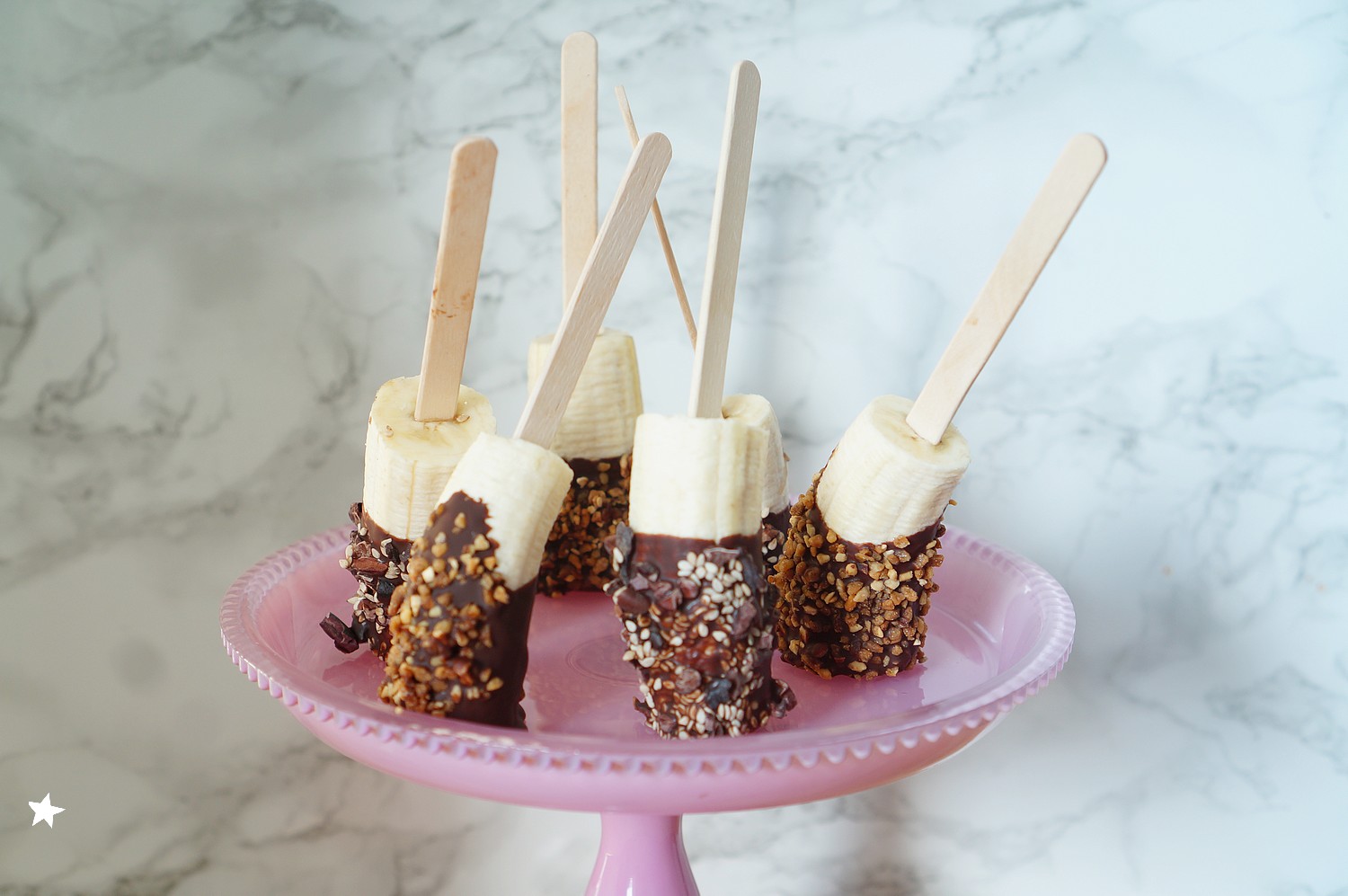 Farine d'étoiles: Bâtonnets banane-chocolat and co (dessert, vegan)