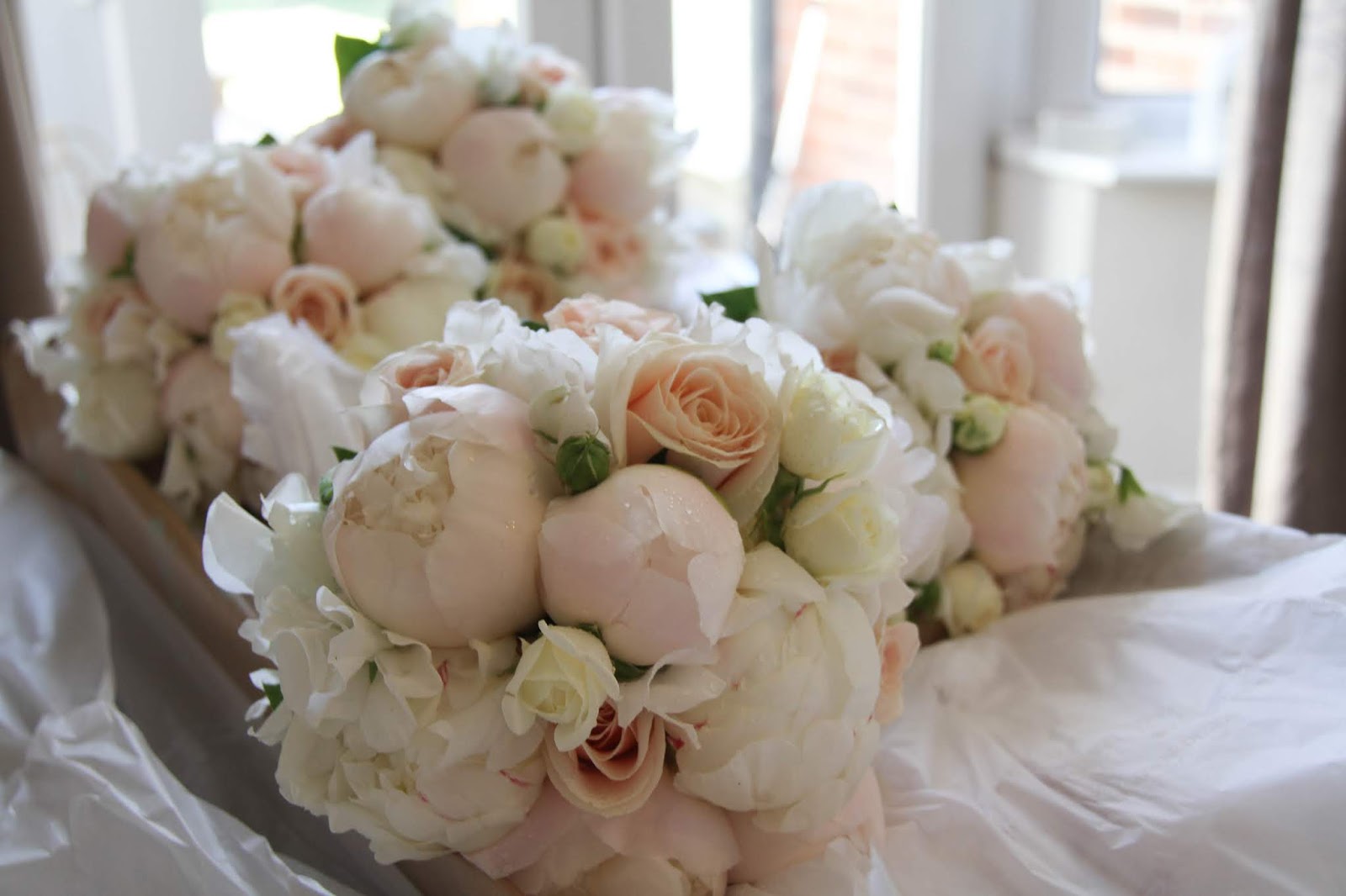 Beautiful Peonies, Roses & Sweet Peas for Claire & David at St Annes ...