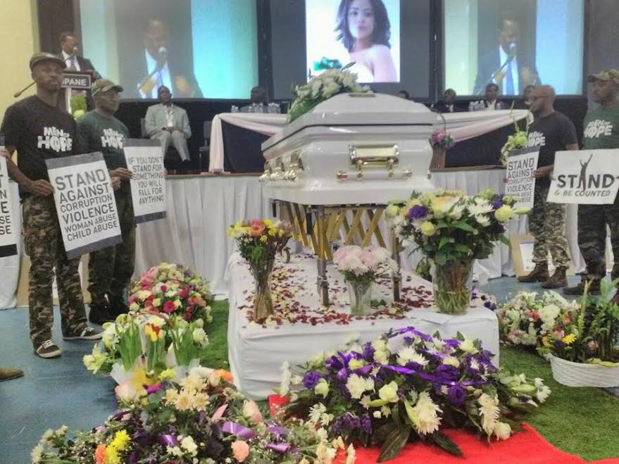 Photos from the funeral of Karabo Mokoena, the South African lady ...