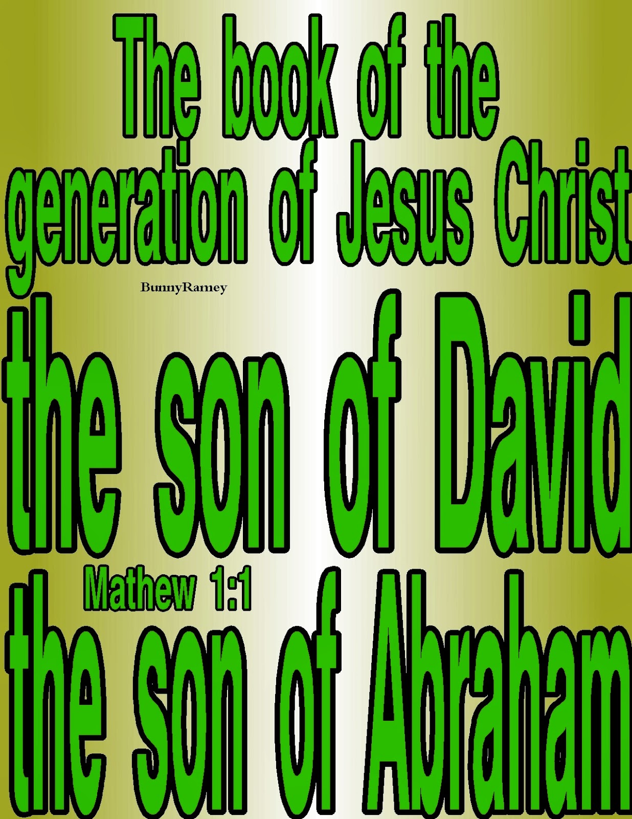 Drawing near to God: Generation of Jesus