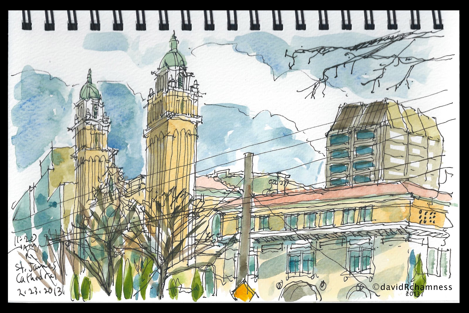 Urban Sketchers Seattle: February 2013