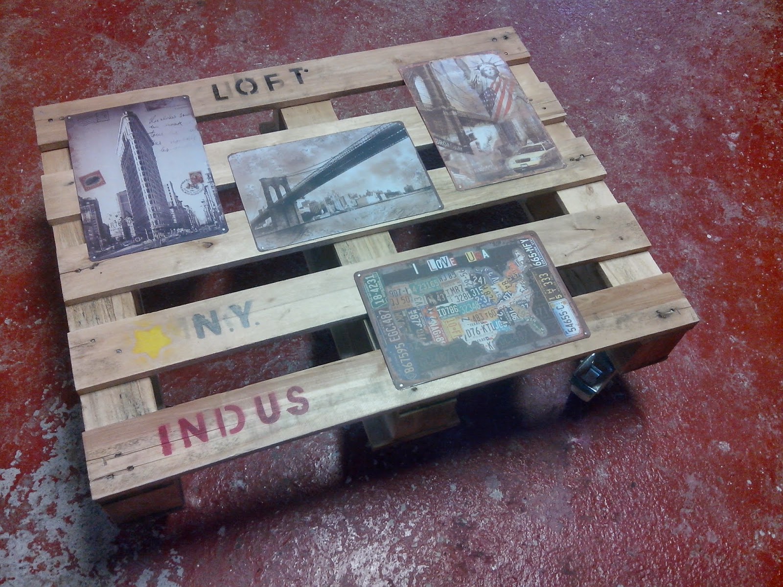 RecupRelookCreation: Table basse récup'