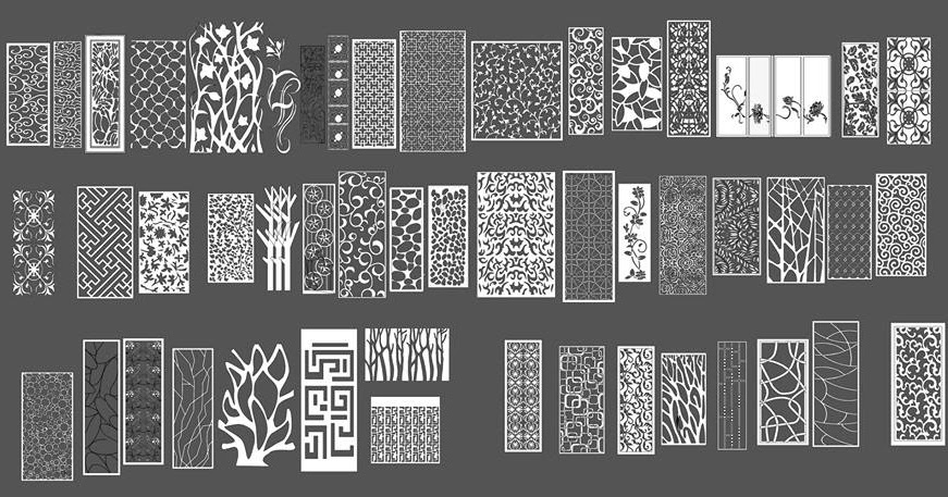 1. CNC Patitions Free Sketchup Models