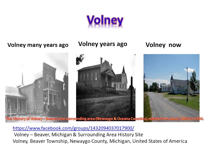 History of Volney - Beaver, Michigan & Surrounding Area & the first ...