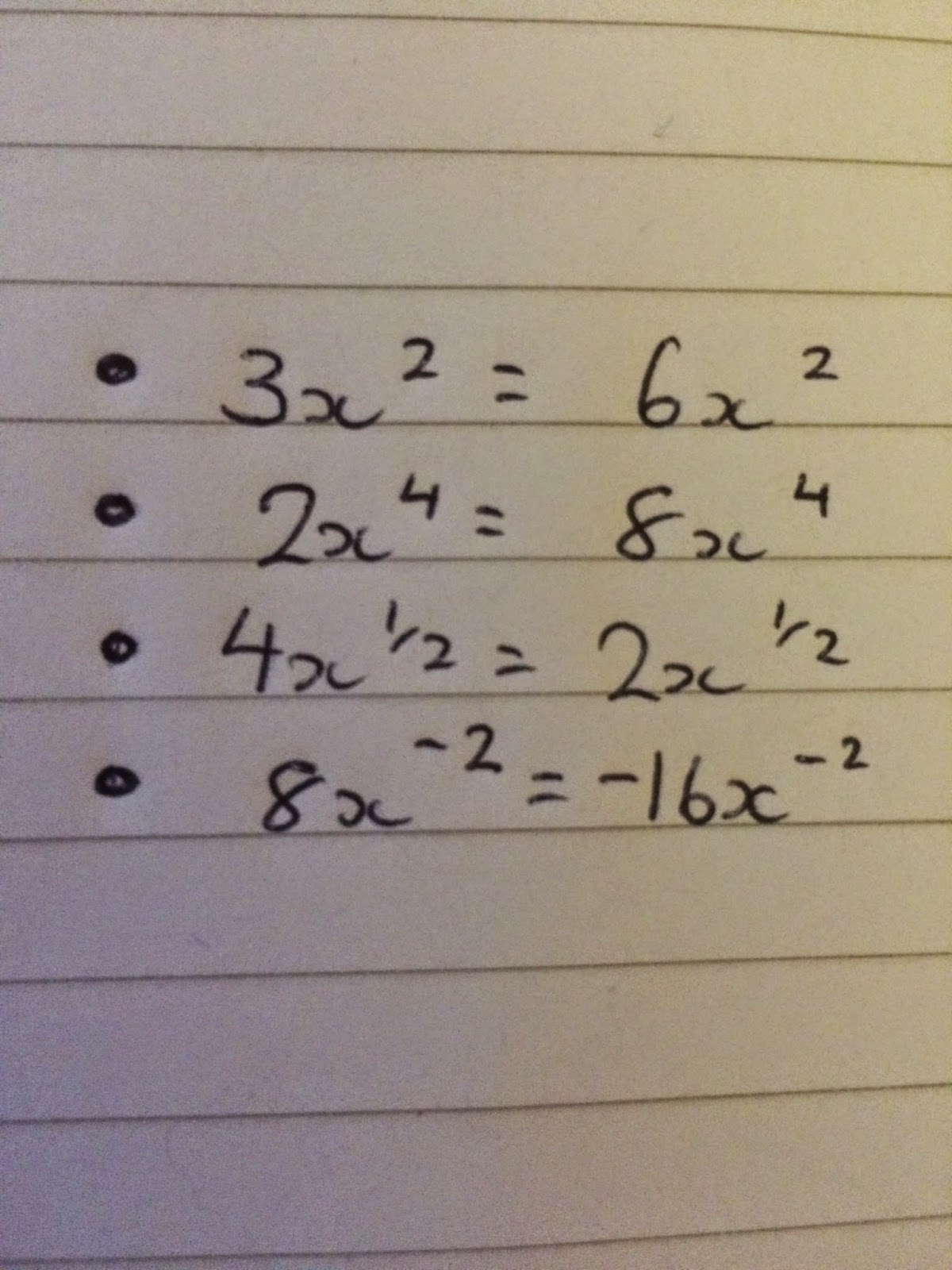 A Level Maths Tips: How to Differentiate Equations