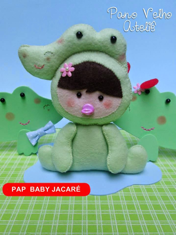 Costurinhas da Duda: Arte em feltro Baby