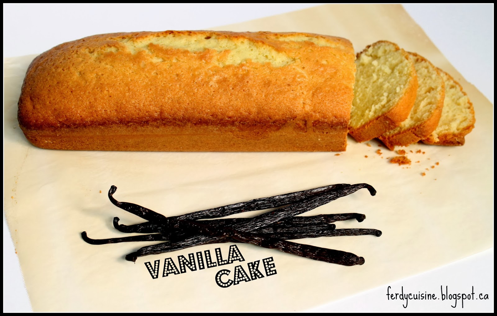 Le blog culinaire d'une débutante: Cake à la Vanille, la vraie