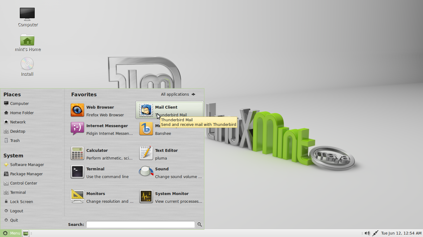 Das U-Blog by Prashanth: Review: Linux Mint 13 LTS "Maya" MATE