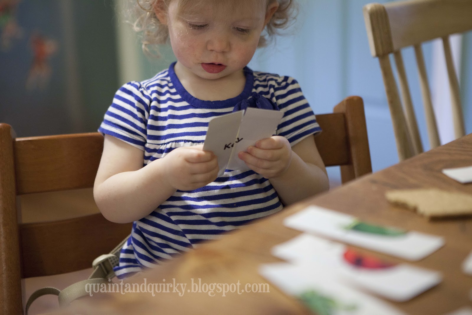 Quaint and Quirky: Simple and Inexpensive Toddler Game