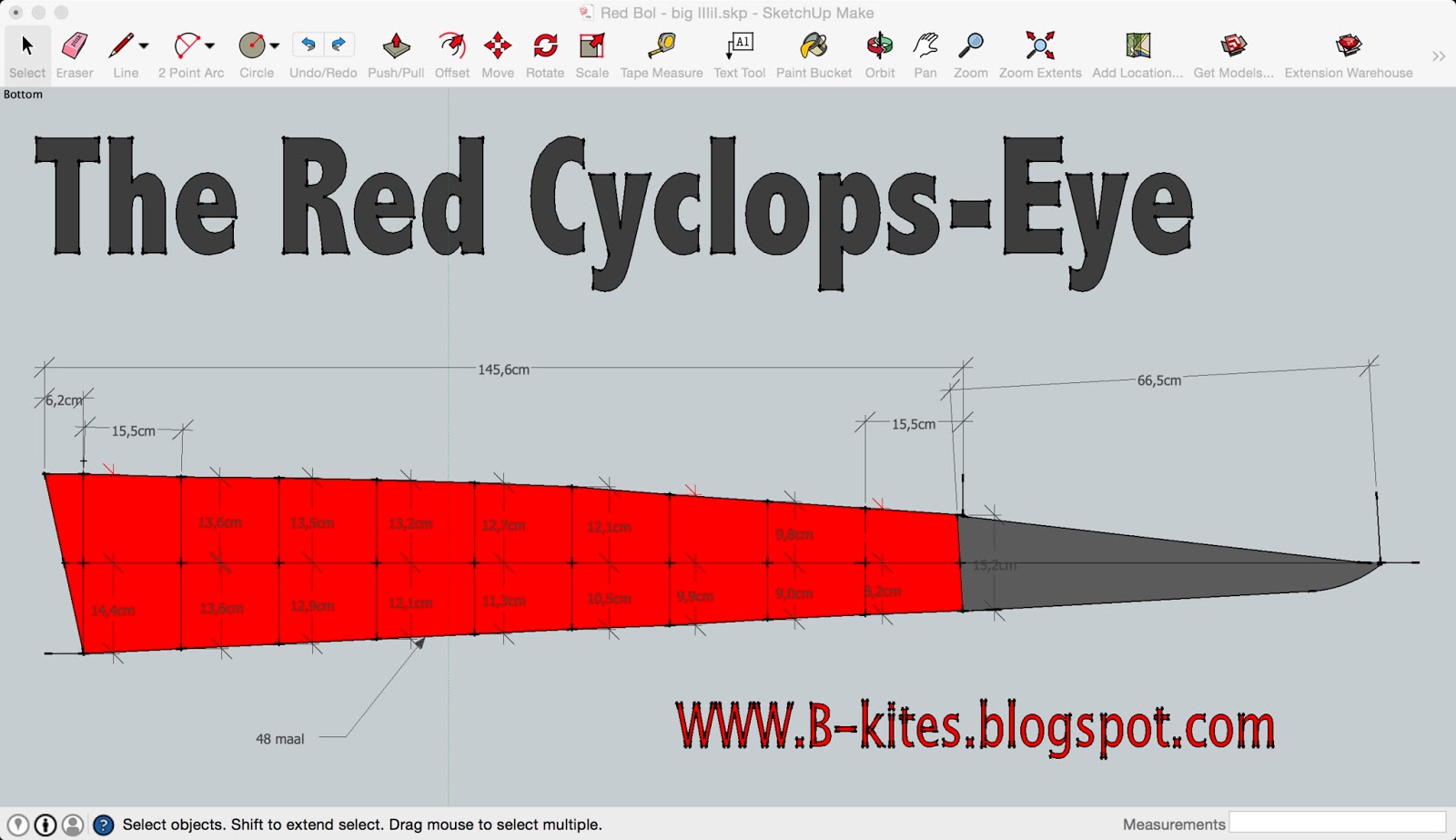 B-kites: The Red Cyclops-Eye