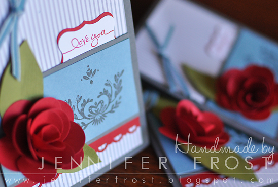 Roses are Red {Card Making Workshop Bendigo} - Papercraft by Jennifer Frost
