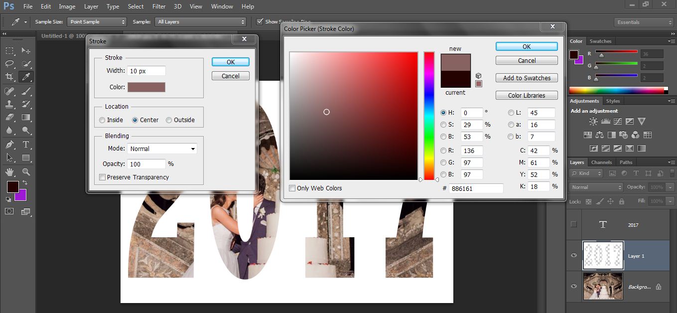 Cara Membuat Teks Bergambar dengan Photoshop