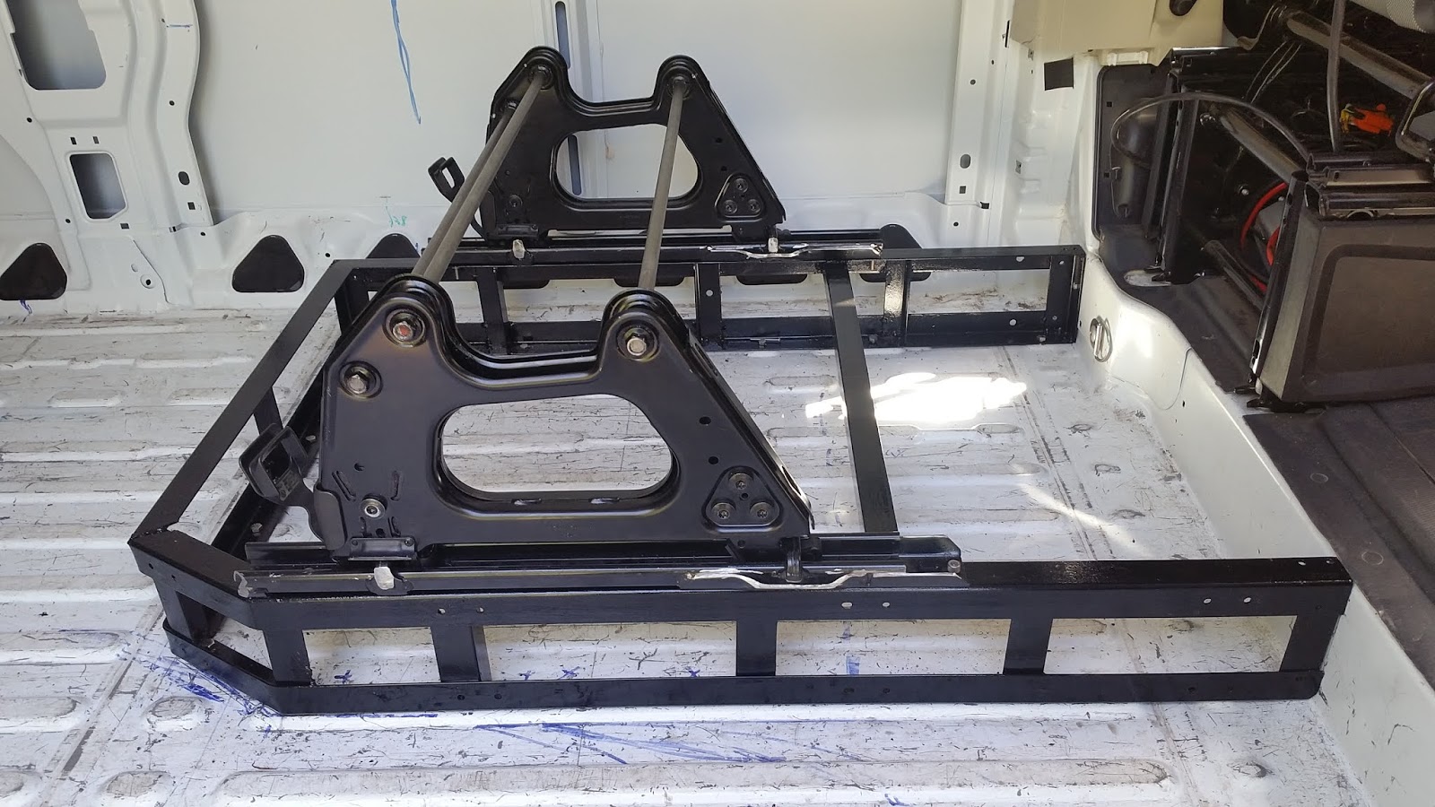 Ultimate Promaster Conversion: Second Row Seat Platform