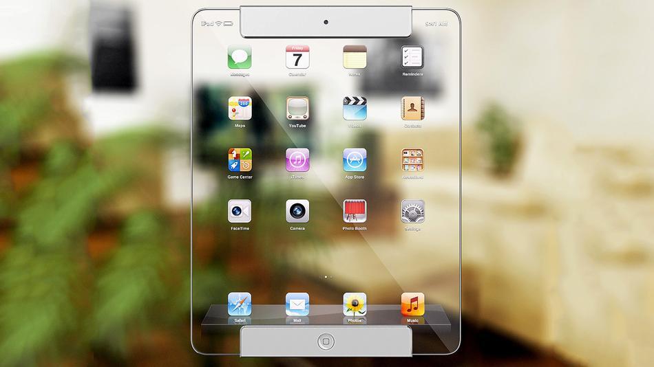 Housefullhub: Future concept -- Transparent iPad.