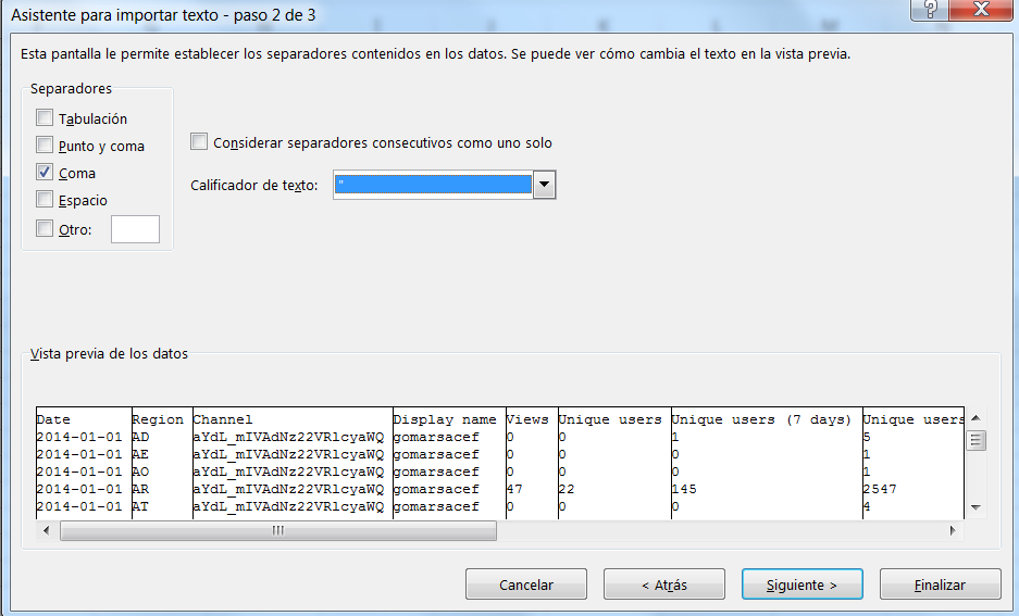 Contabilidad Y Excel Vincular Archivos Txt Con Excel