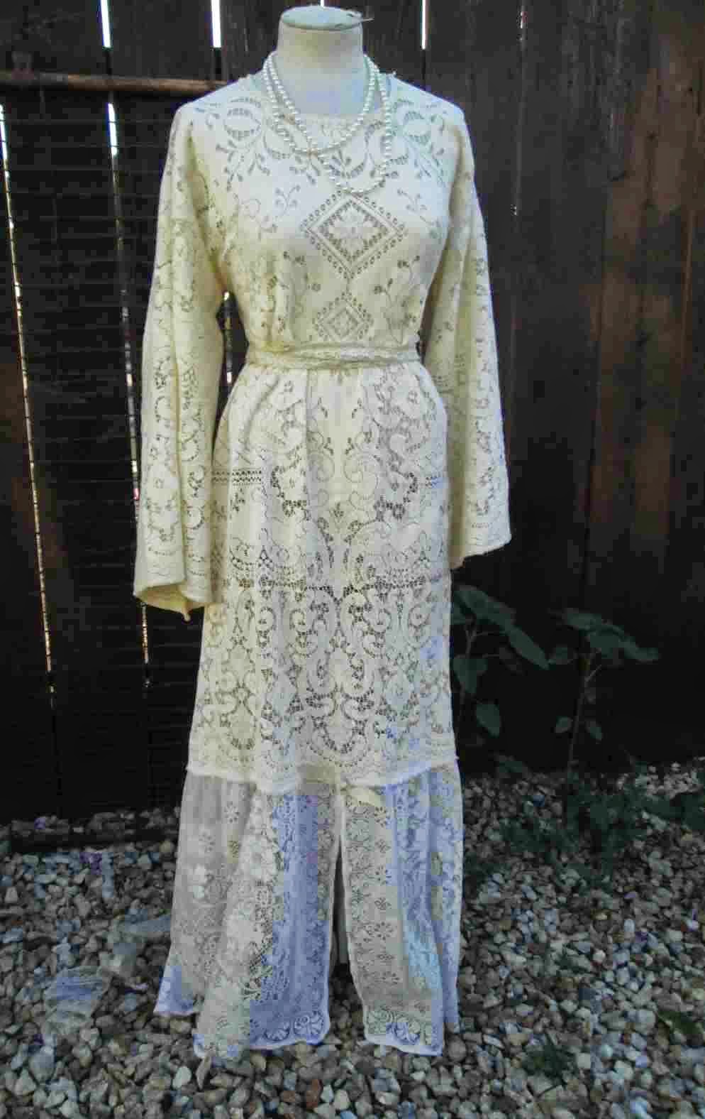 funkoma vintage*the recycled life: A very lacy dress or 2 or 3