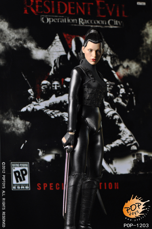 toyhaven: Pop Toys 1/6 scale Black Kunoichi Female Character Set for 12 ...