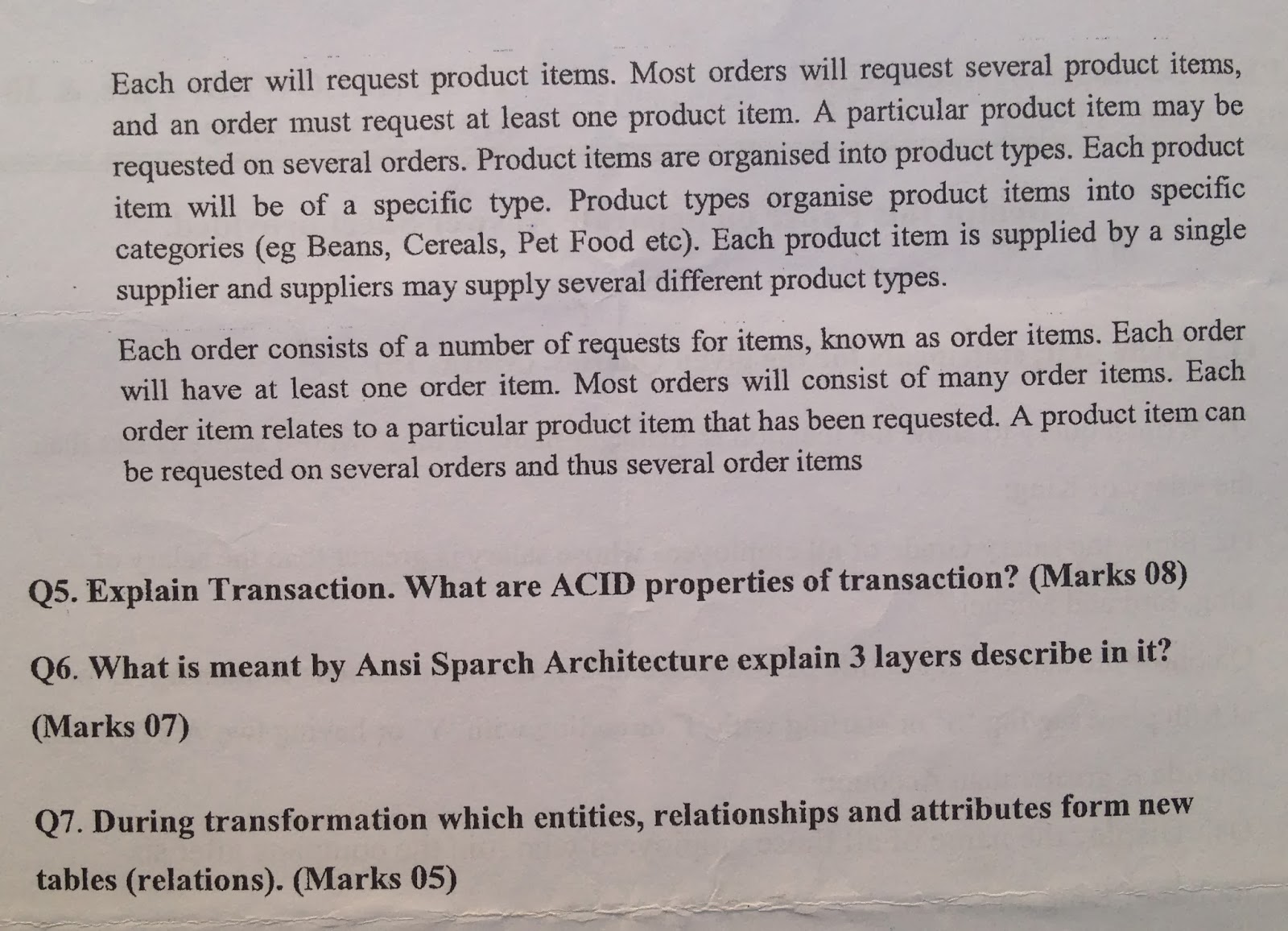 Punjab University Past Papers: Punjab university past paper of Database ...