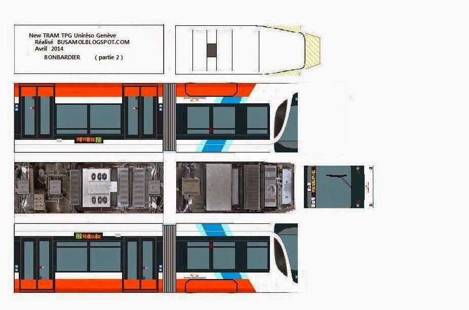 busamoi: Papertram New TRAM TPG Uniréso Genève
