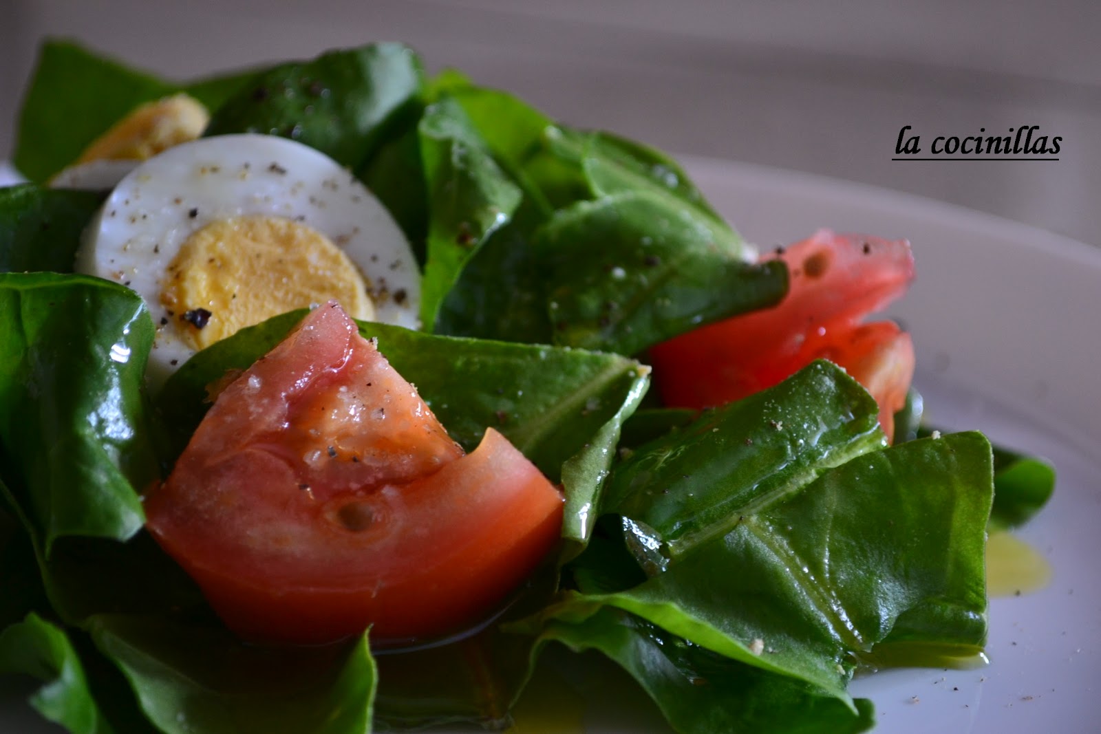 Ensalada de acelgas - La Cocinillas