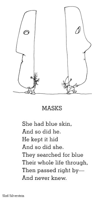 mix tape: Poetry 173: Masks by Shel Silverstein