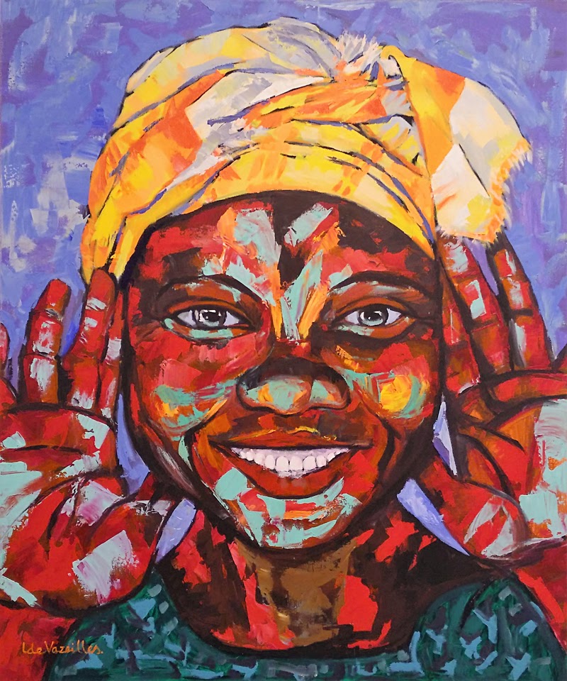 Artospective: Expressionist Figurative Paintings by Laura de Vazeilles.