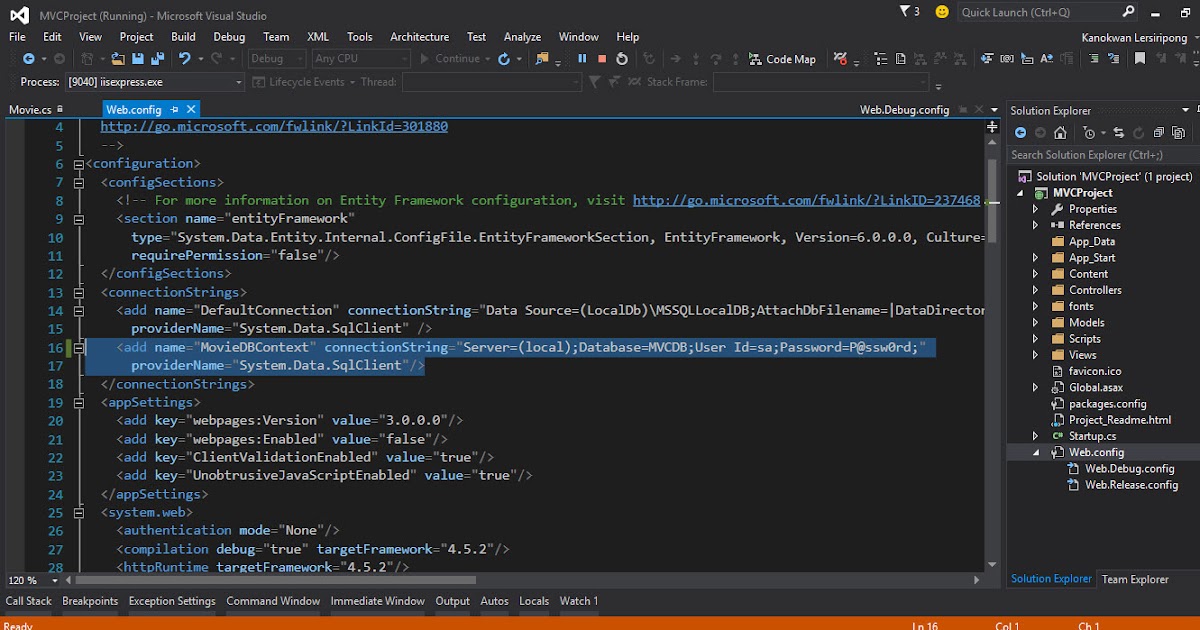 Coding Diary Online Connection String SQL Server Coding Diary Online Connection String SQL Server