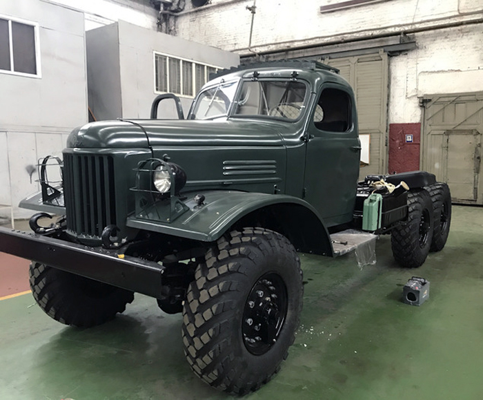 transpress nz: Soviet ZIL 157 truck
