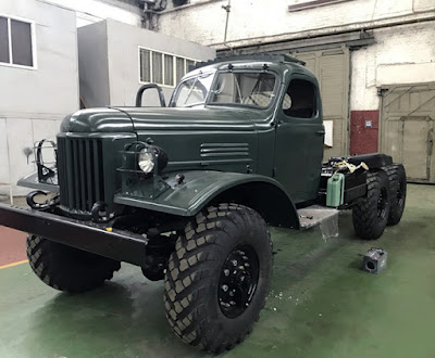 transpress nz: Soviet ZIL 157 truck