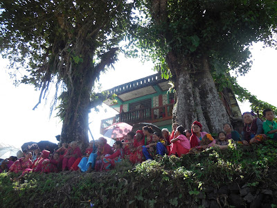 Ann Marcer in Nepal: Chautara - resting places