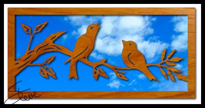 Scrollsaw Workshop: Bird Art Scroll Saw Pattern.