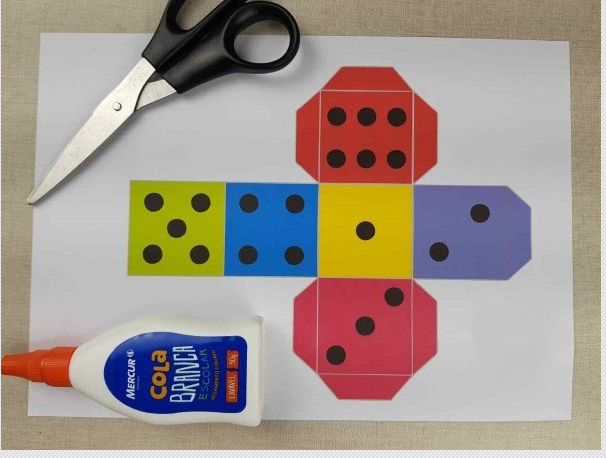 Dica Flor Art Decor: Molde de dado para imprimir: Modelos