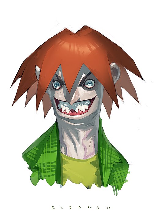 RLyonsArt: drop dead fred sketch for movie tag team