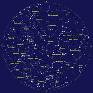 Cercetează: Constelatii - Hartile astronomice