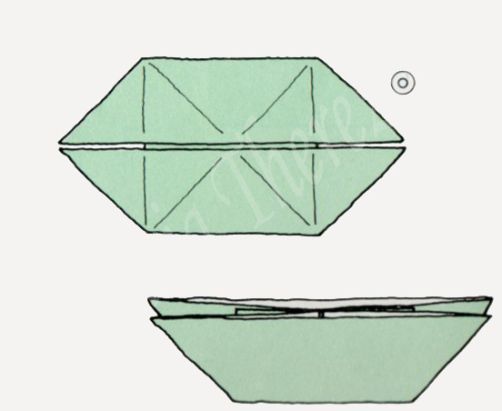 Bem-me-quer: Origami - Barco duplo