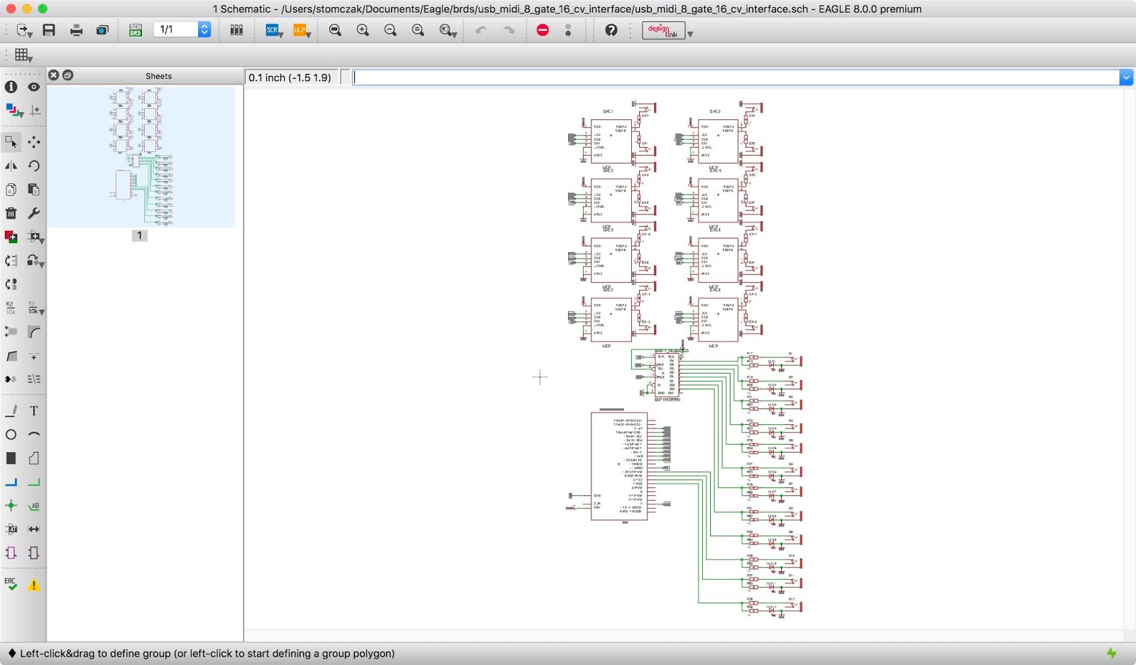 little-scale: 12 Gate 16 CV USB MIDI Interface: BOM, Build Guide ...