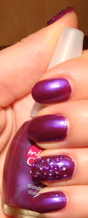 NOTD: purple bling :P - Beauty by Miss L