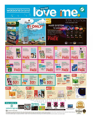 Watsons Brand Promotion 23 - 29 November 2017 ~ Supermarket Promotions