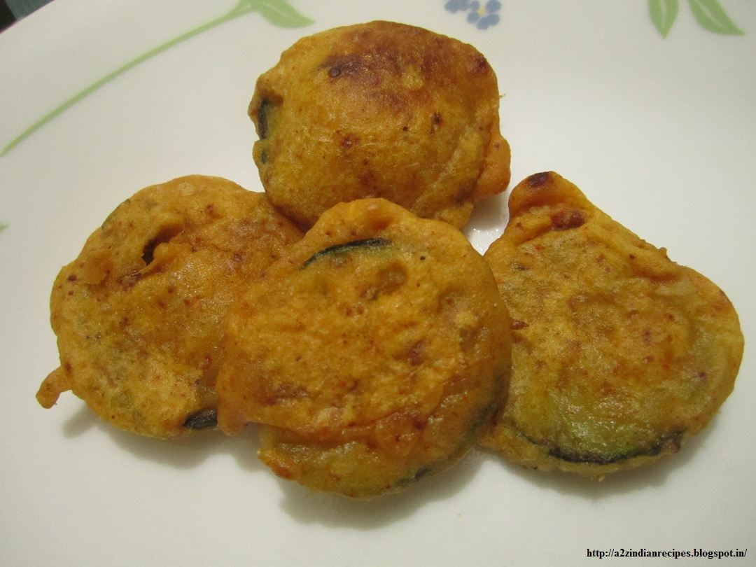 a2zindianrecipes: Ghosali / Ridge Gourd Bhajis