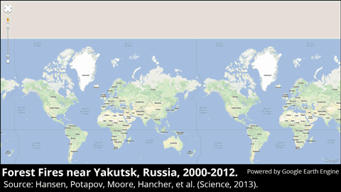 Google Lat Long: Mapping the world’s deforestation over time