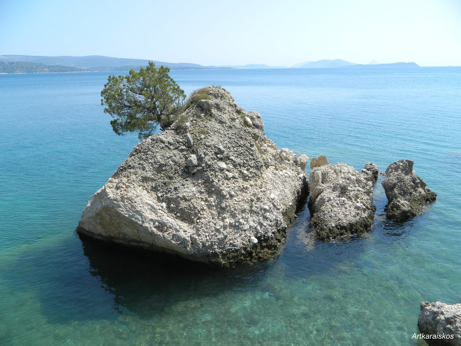 Η παραλία του Αγ Νικολάου Αστακός Αιτωλοακαρνανίας((φωτο) - ΜΠΑΜΠΙΝΗ ΙΝ