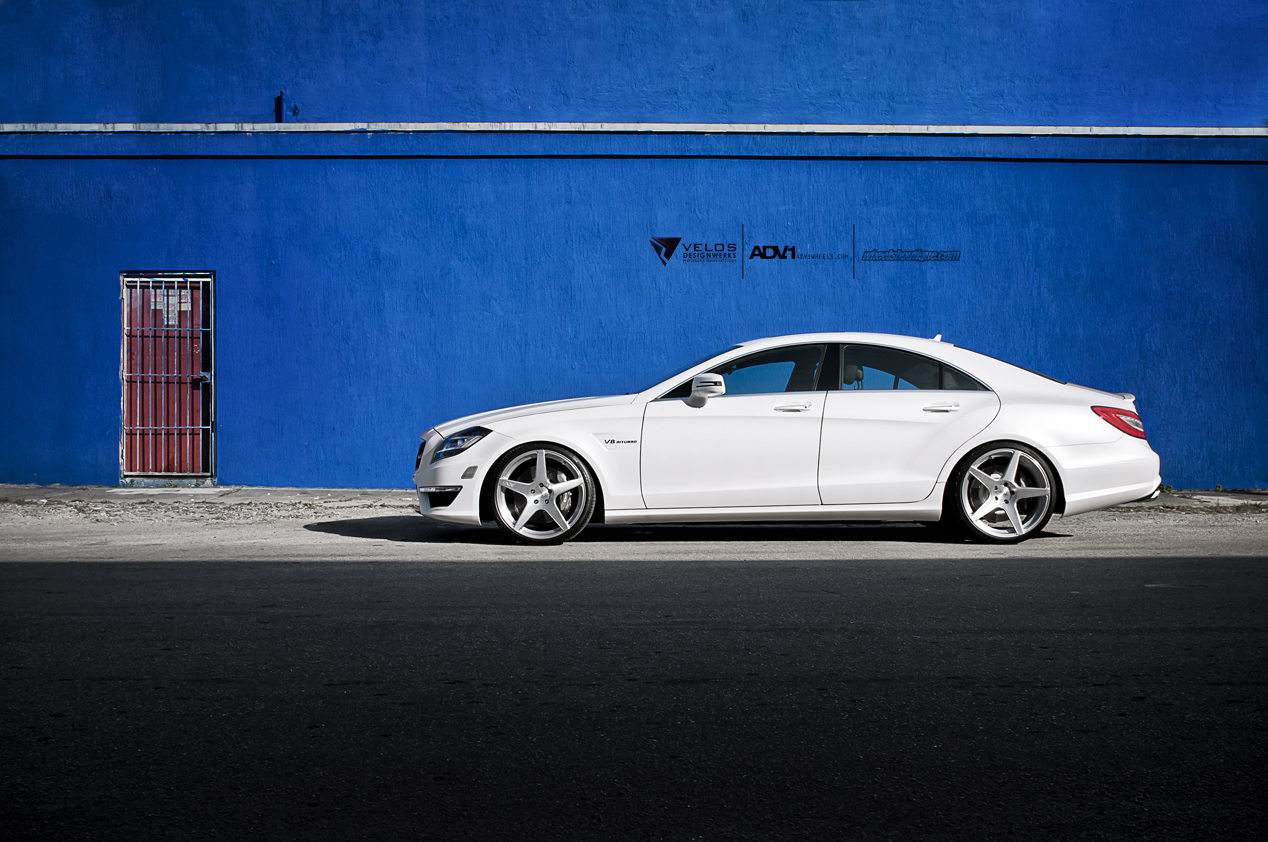 Mercedes CLS63 AMG W218 on ADV1 wheels | BENZTUNING