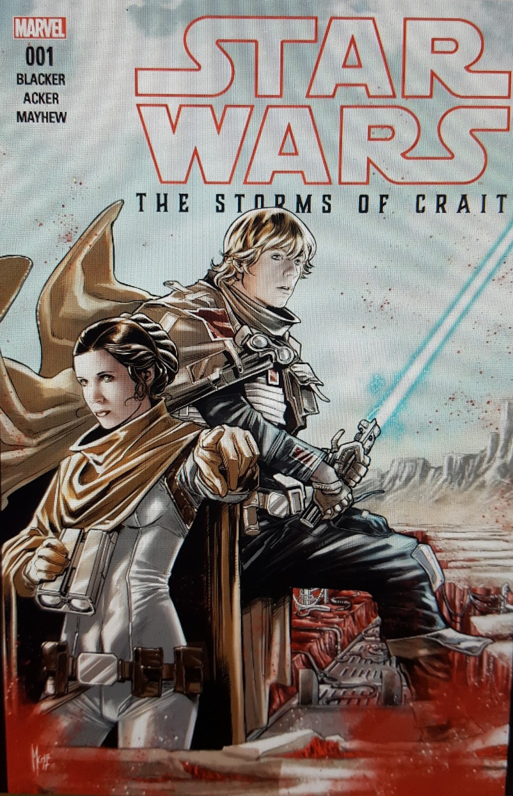 The Storms of Crait comic by Ben Acker and Ben Blacker