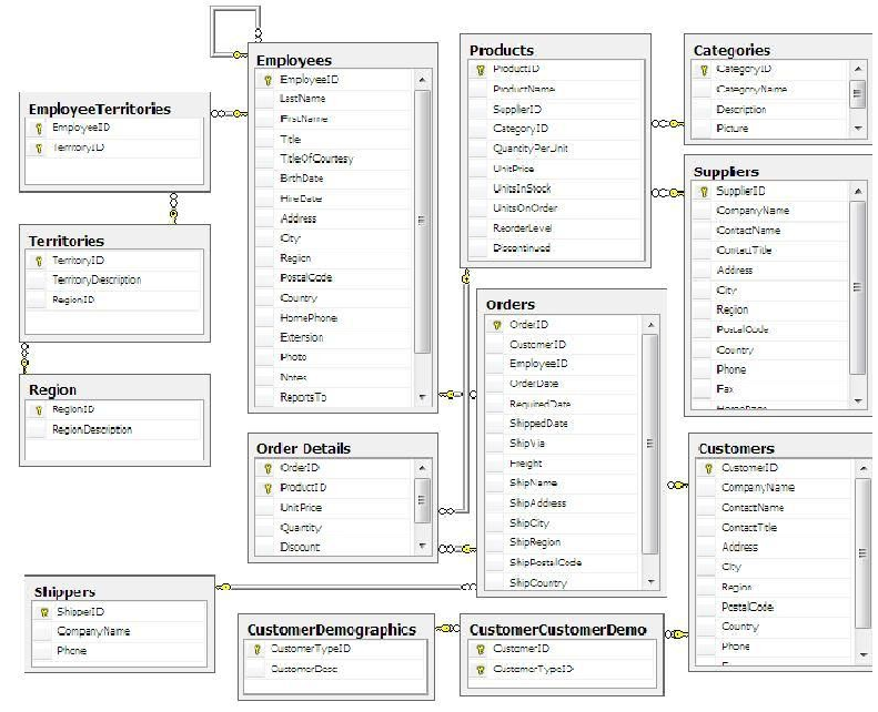 Programmers: North Wind Data Base