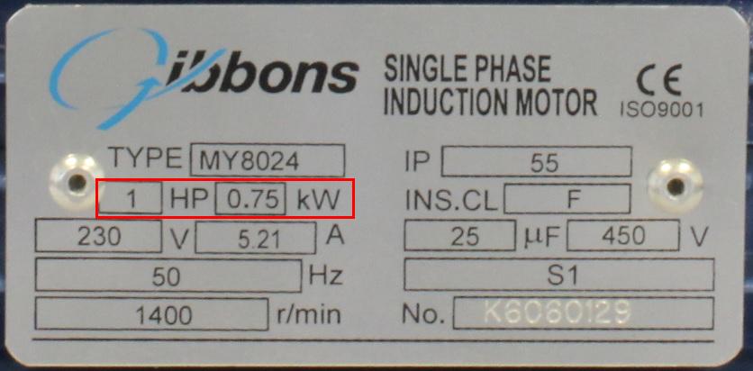 Science and Engineering: Motor Nameplate - Meaning and details