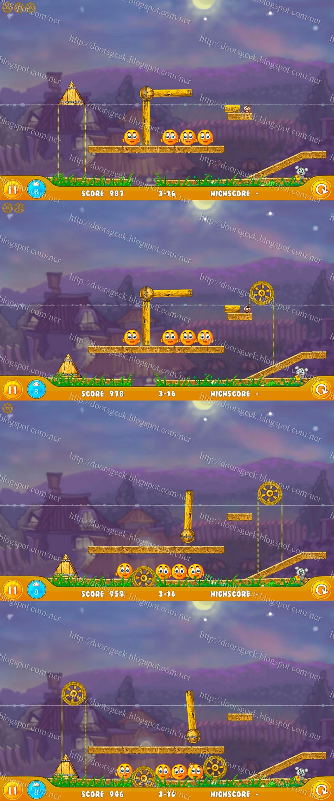 Cover Orange Level 3-16 Solution ~ Doors Geek